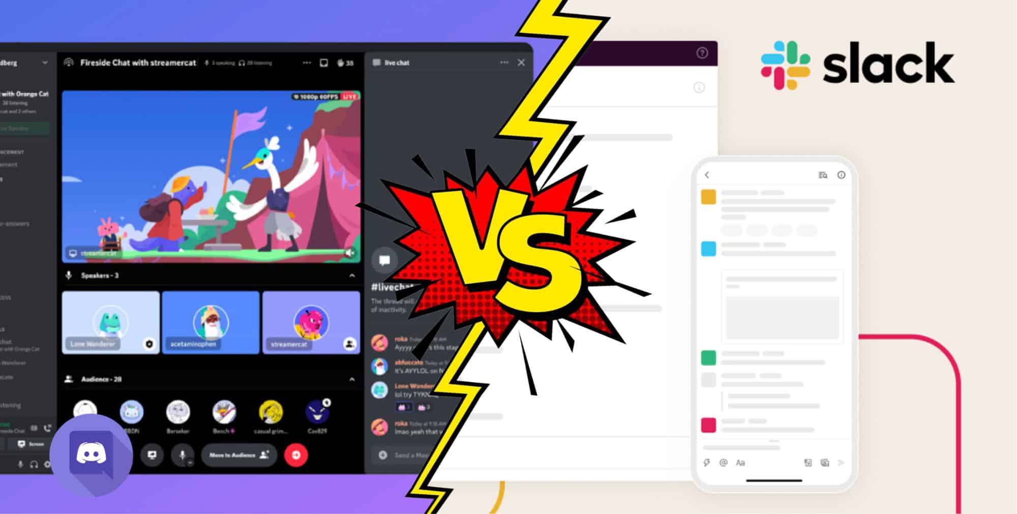 Slack vs. Discord : quel outil choisir pour collaborer ? • MerciApp