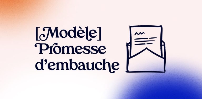 Modèle promesse d'embauche : Rappels et exemple à télécharger • MerciApp