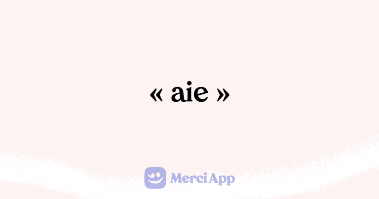Écrit-on « aie », « aies » ou « ais » ? • MerciApp